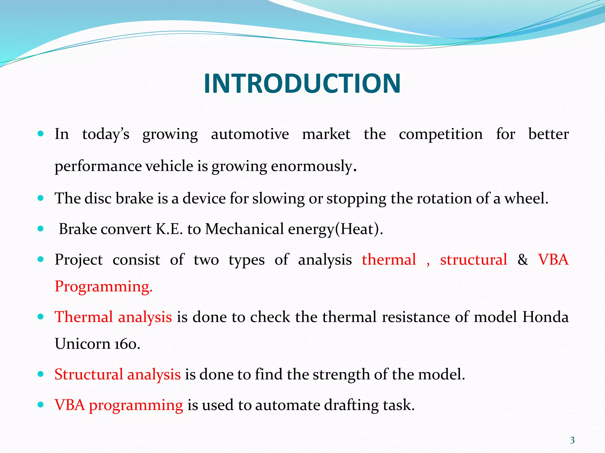 THERMAL & STRUCTURAL ANALYSIS ON DISC BRAKE ROTOR WITH DRAFTING USING ...
