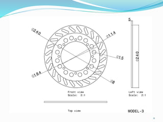THERMAL & STRUCTURAL ANALYSIS ON DISC BRAKE ROTOR WITH DRAFTING USING ...
