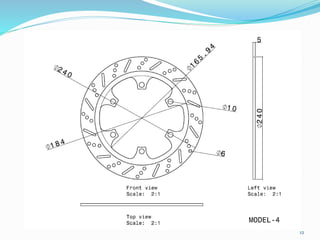 THERMAL & STRUCTURAL ANALYSIS ON DISC BRAKE ROTOR WITH DRAFTING USING ...