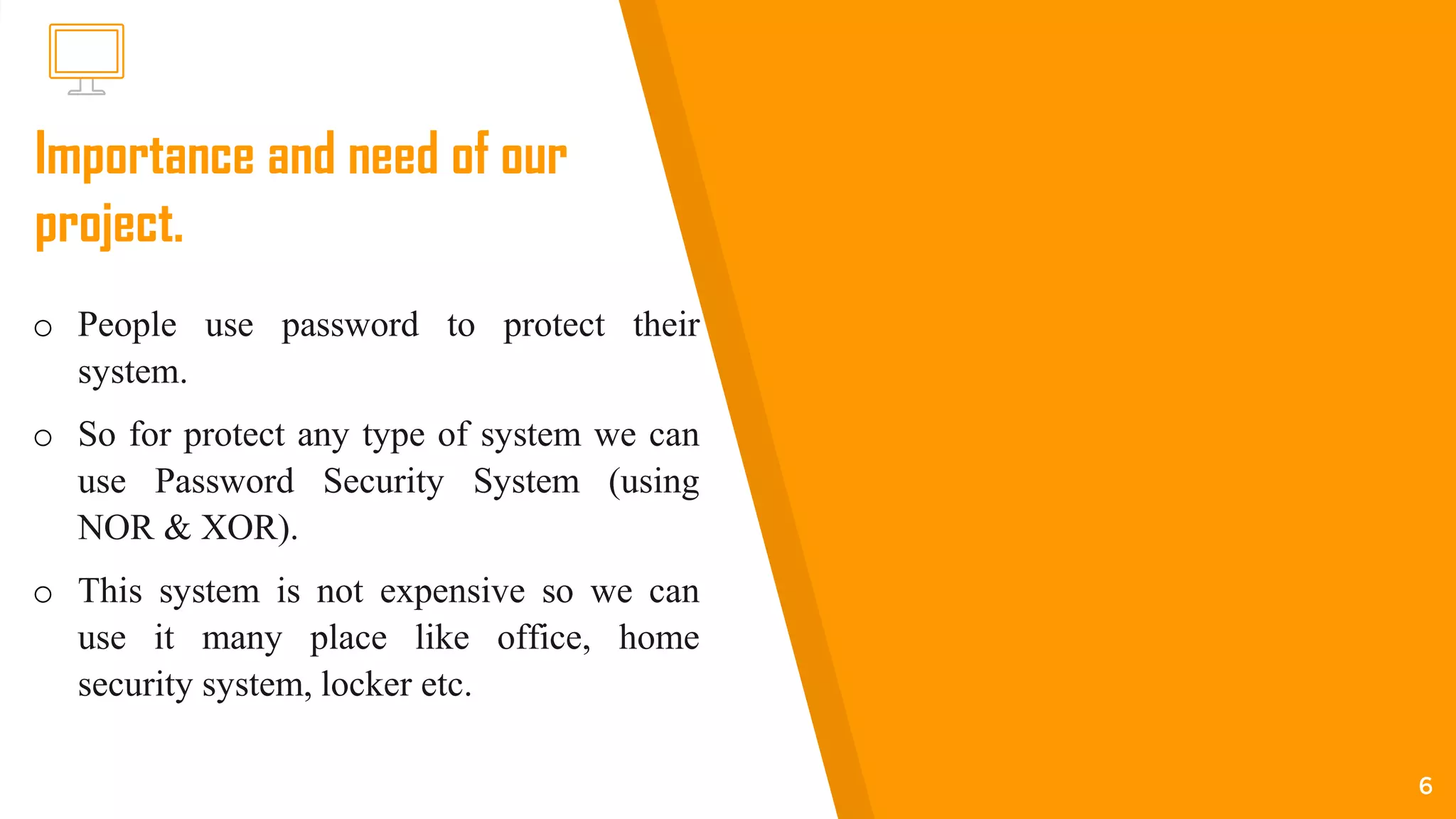 Security System Using XOR gate NOR gate. | PPT