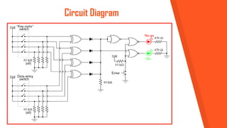 Security System Using XOR gate NOR gate. | PPT