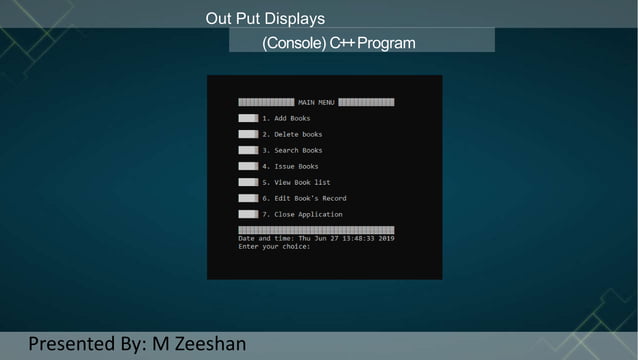Library Management System Ppt Pptx Programming Languages Computing