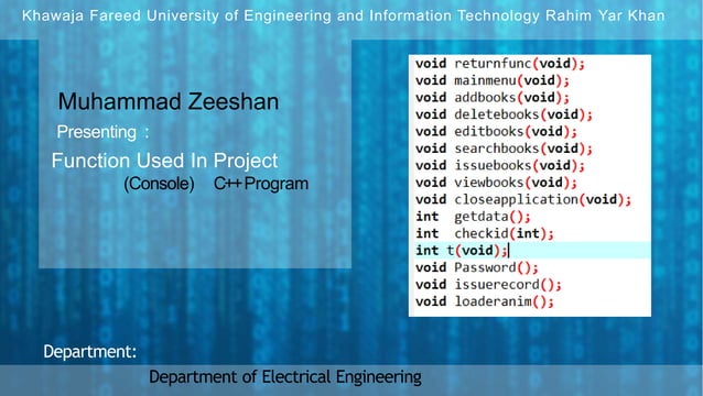 Library Management System Ppt Pptx Programming Languages Computing