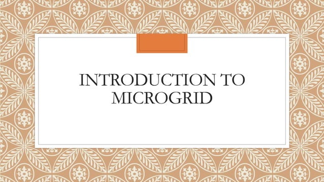 Hybrid Microgrid Integration Using Fuzzy Logic Controller Ppt
