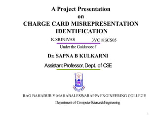 CREDIT CARD FRAUD DETECTION | PPTX