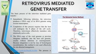 RETROVIRUS MEDIATED GENE TRANSFER AND EXPRESSION CLONING | PPTX