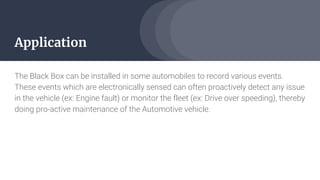 Car Black Box | PPTX