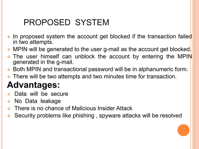 Providing security to online banking Project Presentation-3.pptx ...
