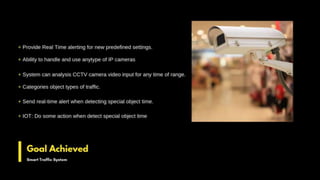 Smart Traffic Monitoring System presentation | PPTX