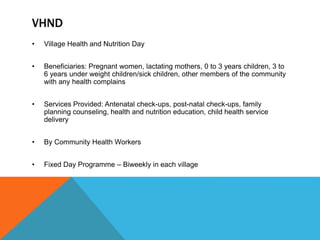 Evidence based IMNCI,VHND & RI Service delivery through Health system ...