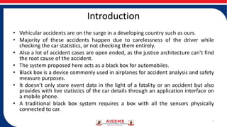 Project Presentation 1 Template Car Black Box | PPTX