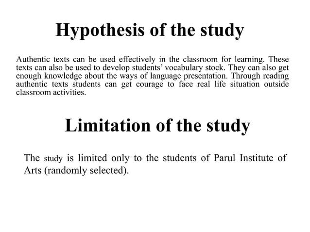 Using Authentic Texts for Learning in the class | PPTX | Educational ...