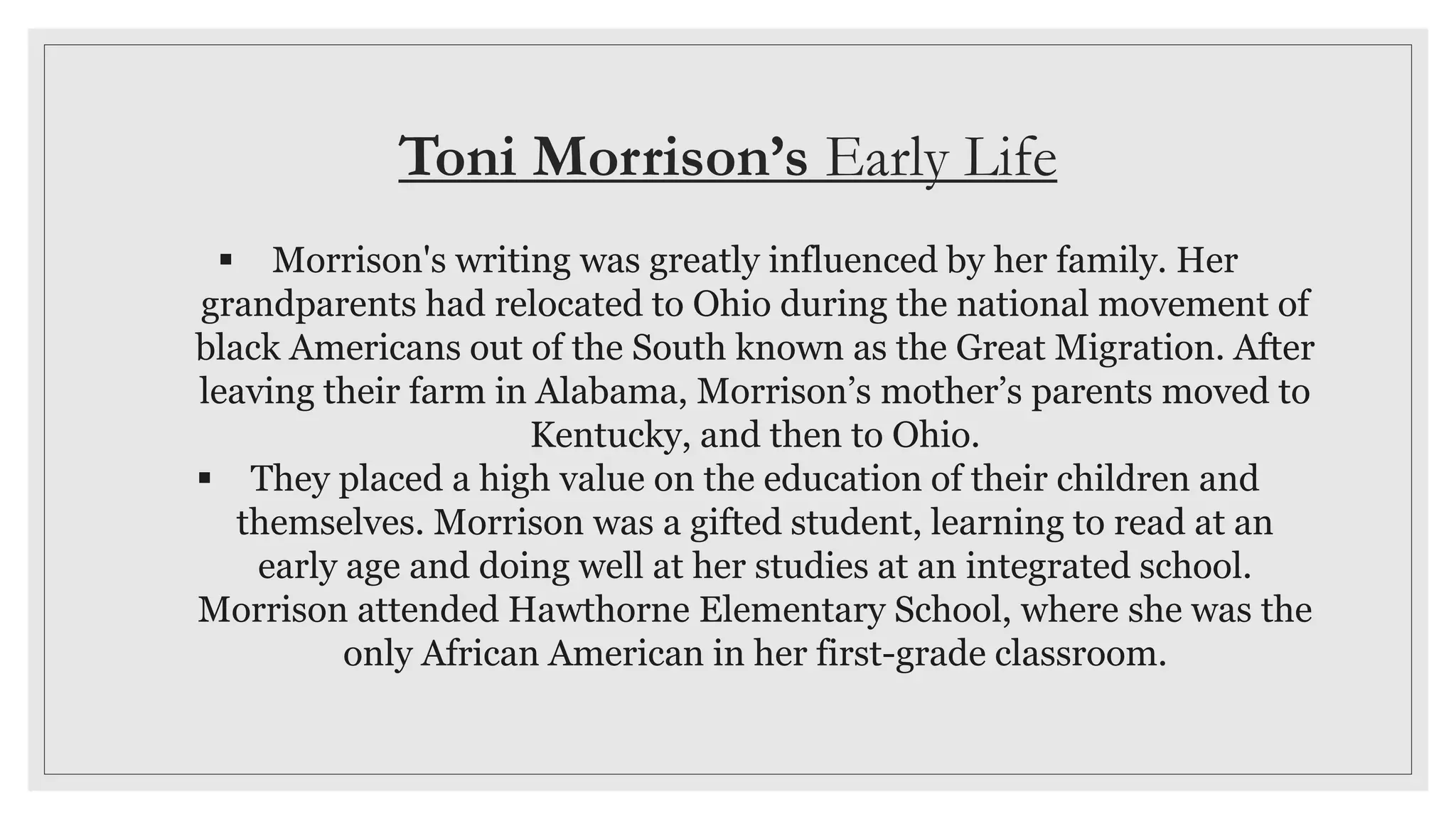 Beloved By Toni Morrison, American literature | PPTX