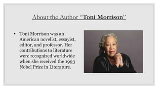 Beloved By Toni Morrison, American literature | PPTX