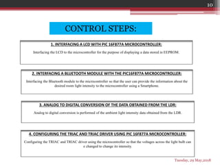 ROOM LIGHT CONTROL SYSTEM PROJECT PRESENTATION BY BITAN DAS AND ...