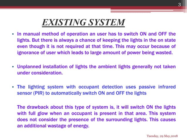 ROOM LIGHT CONTROL SYSTEM PROJECT PRESENTATION BY BITAN DAS AND ...