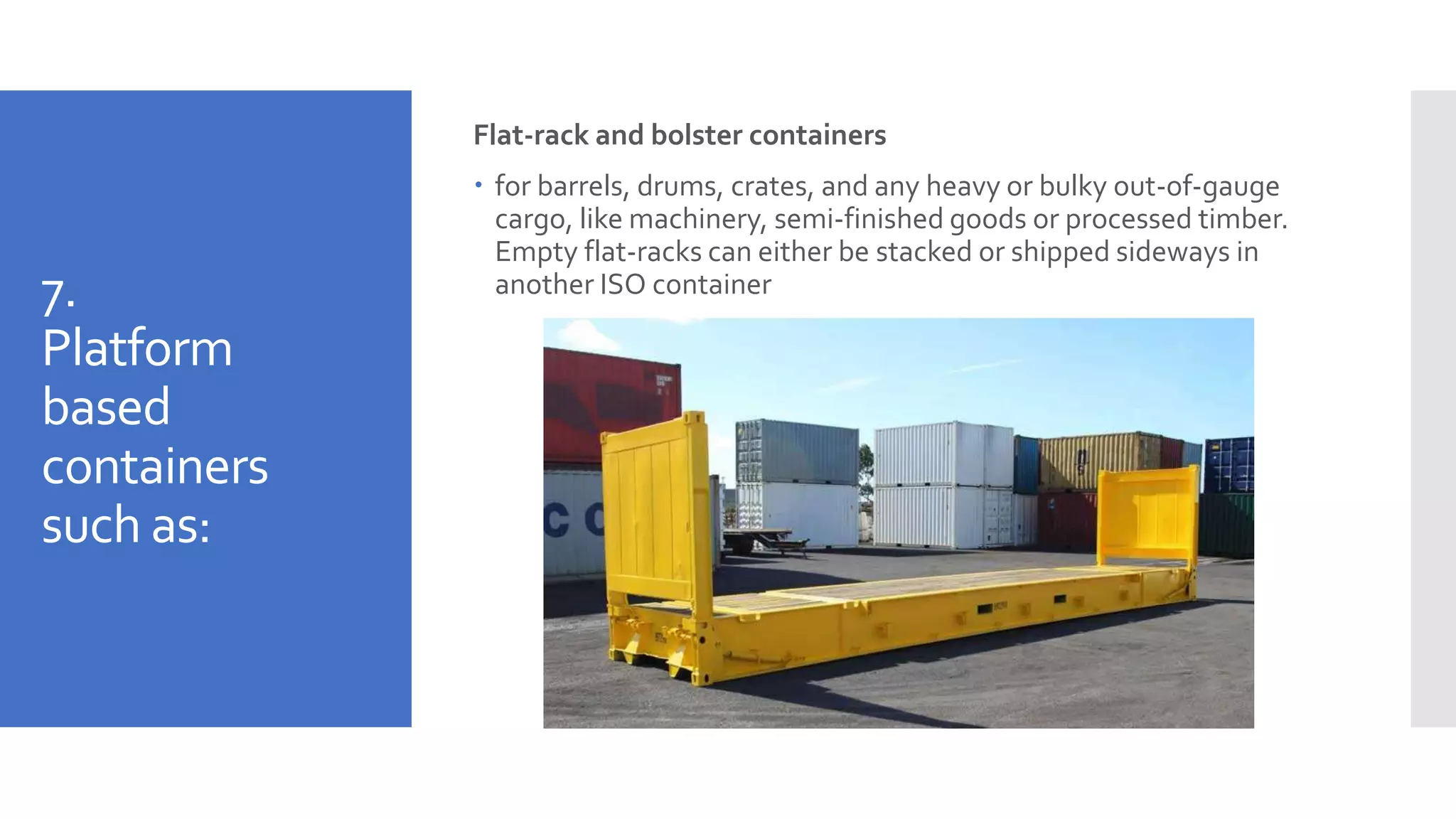 Plastic alternative to metal shipping containers | PPTX