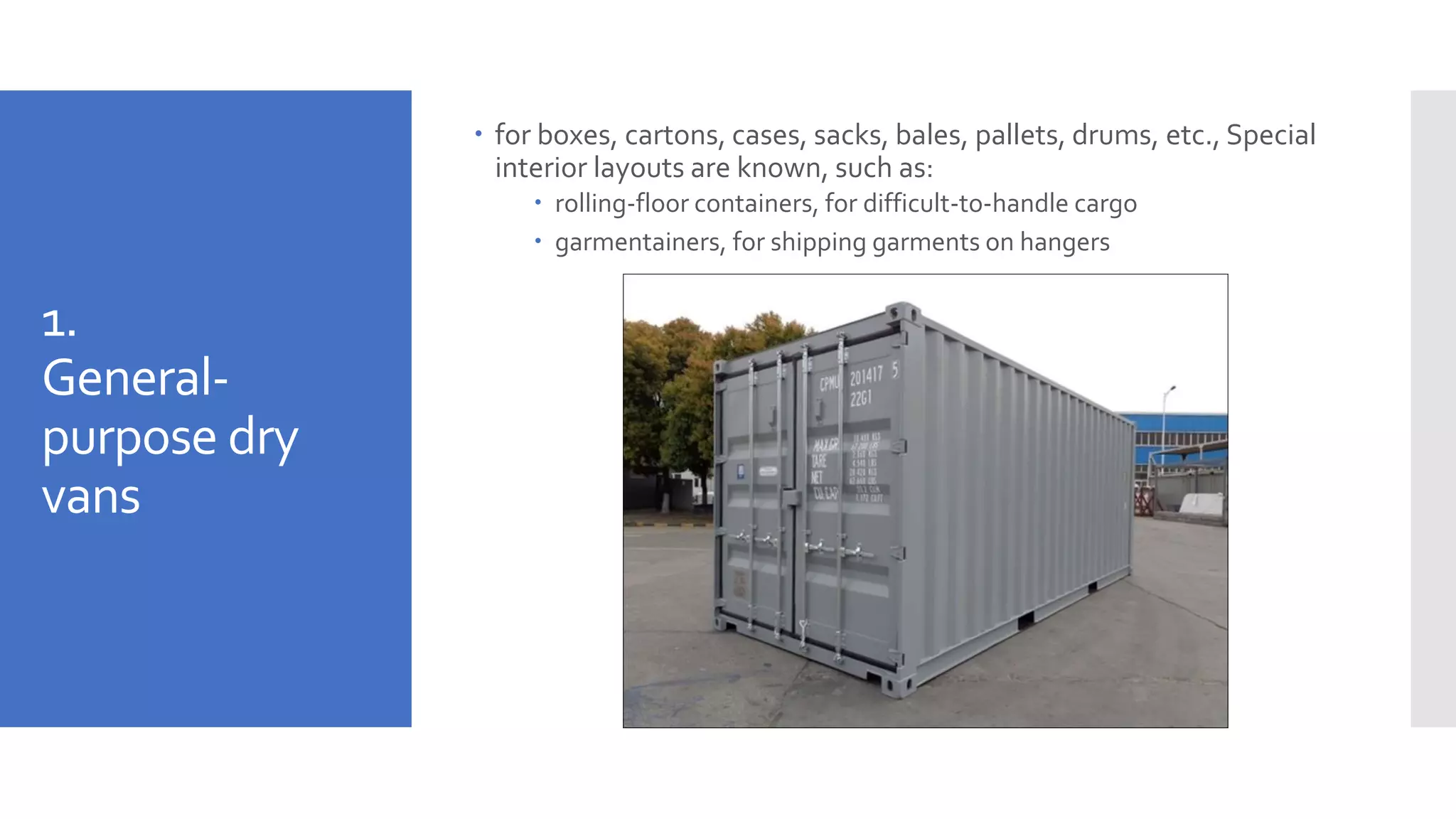Plastic alternative to metal shipping containers | PPTX