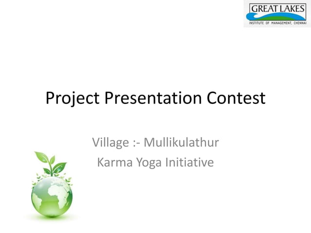 Project presentation contest | PPTX