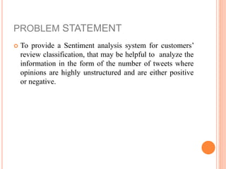 Project prSentiment Analysis of Twitter Data Using Machine Learning Approaches and Semantic ...