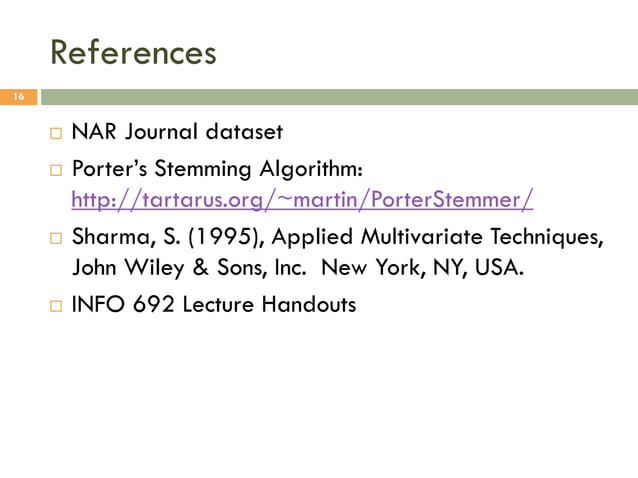 Matching Conceptual Models Using Multivariate Analysis | PDF