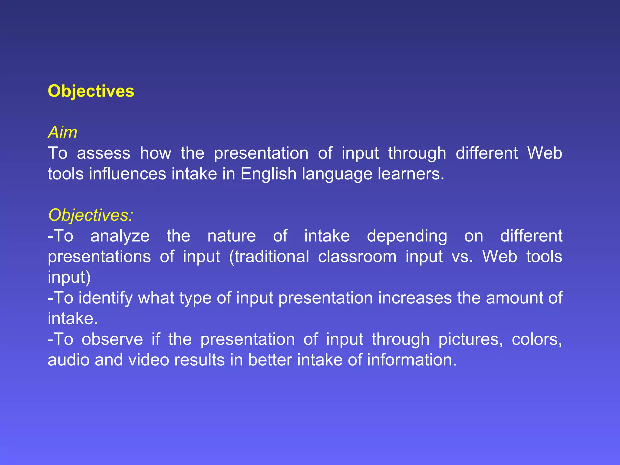 Presentation on ICT in ELT Project | PPT
