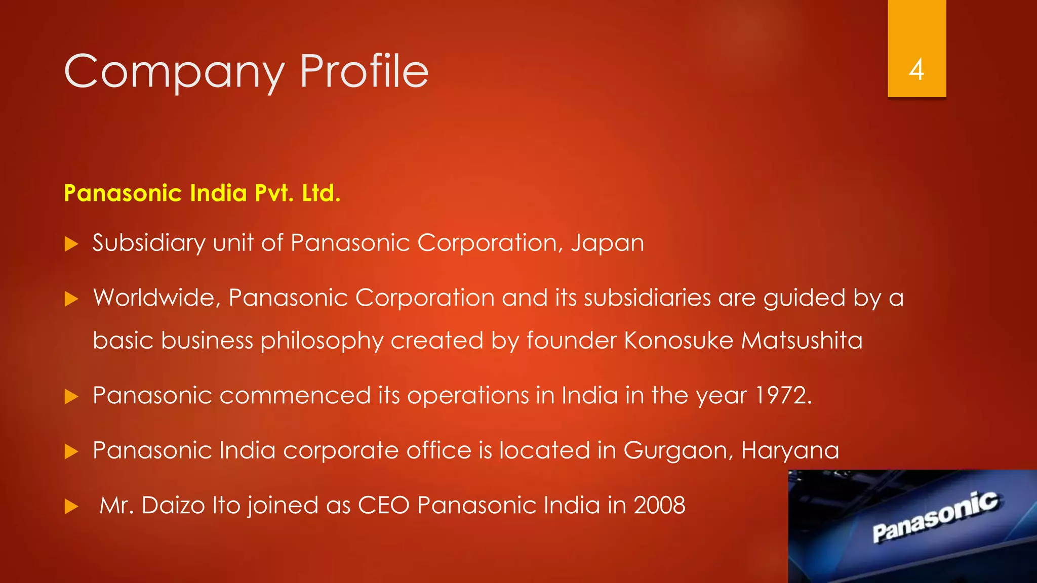 Space and Inventory Managemet Program at Panasonic India Warehouse | PPTX