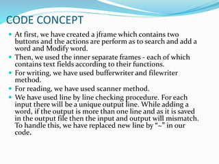 Dictionary project report.docx