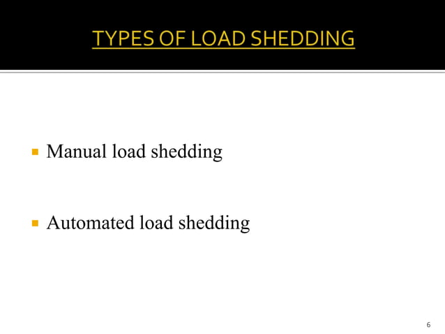 Automated load shedding using microcontroller | PPT