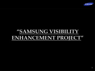 Project presentation samsung electronics | PPT