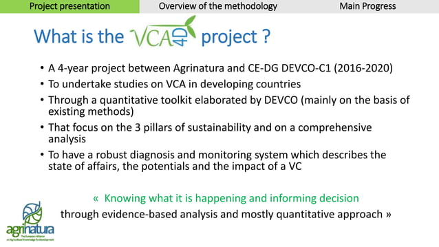 Value Chains Analysis for Development (VCA4D) | PPTX | Agriculture | Industries