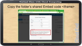 Virtual class Project slide | PPTX
