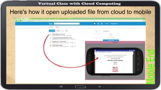 Virtual class Project slide | PPTX