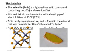 SYNTHESIS OF ZnSe final | PPTX