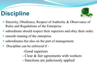 Project Principles of Management of fayol | PPT