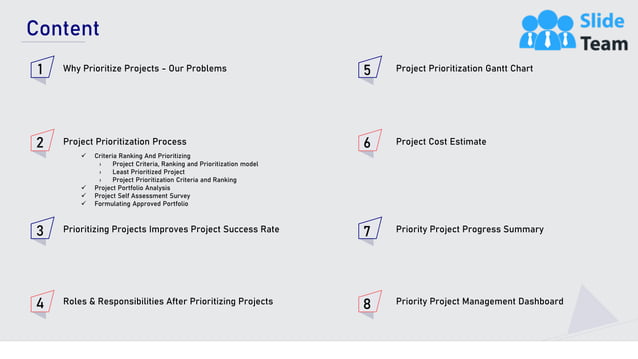 Project Prioritizing Model Powerpoint Presentation Slides | PDF