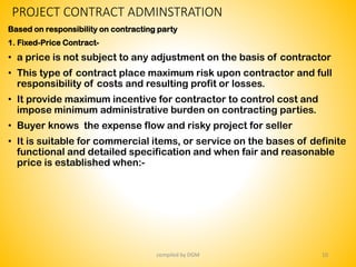 Project procuremenet contract in ethiopia | PDF
