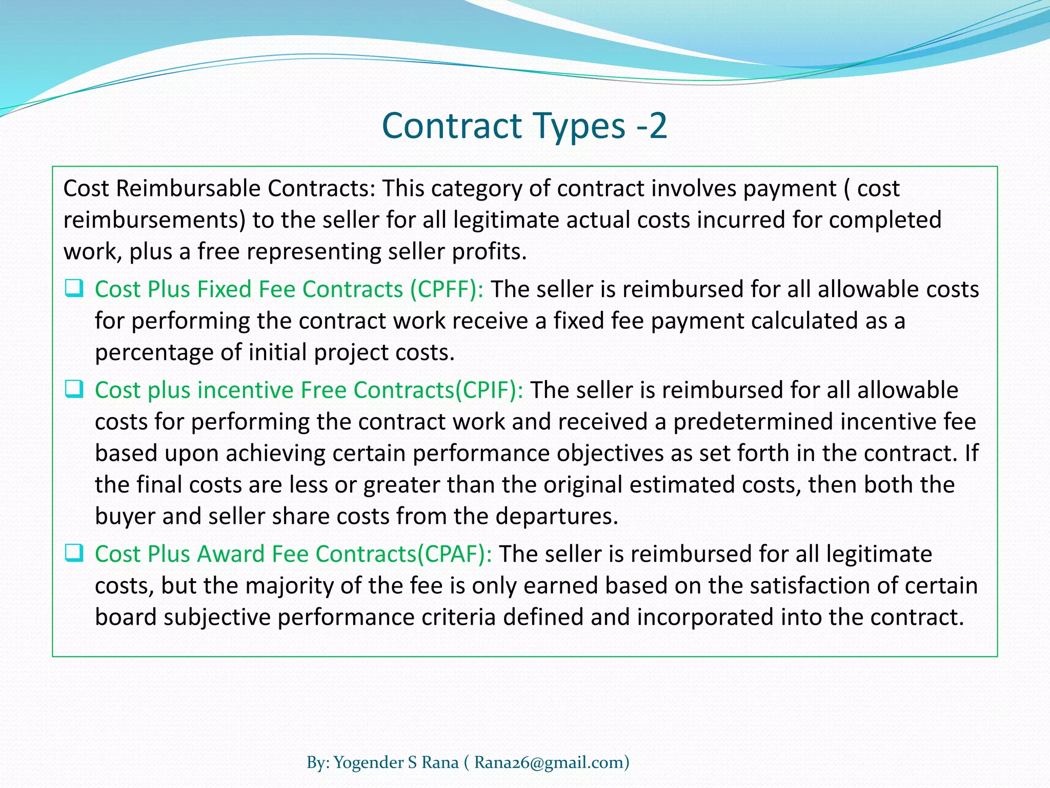 Project Management-Project procurement Management | PPTX