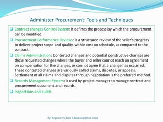 Project Management-Project procurement Management | PPTX