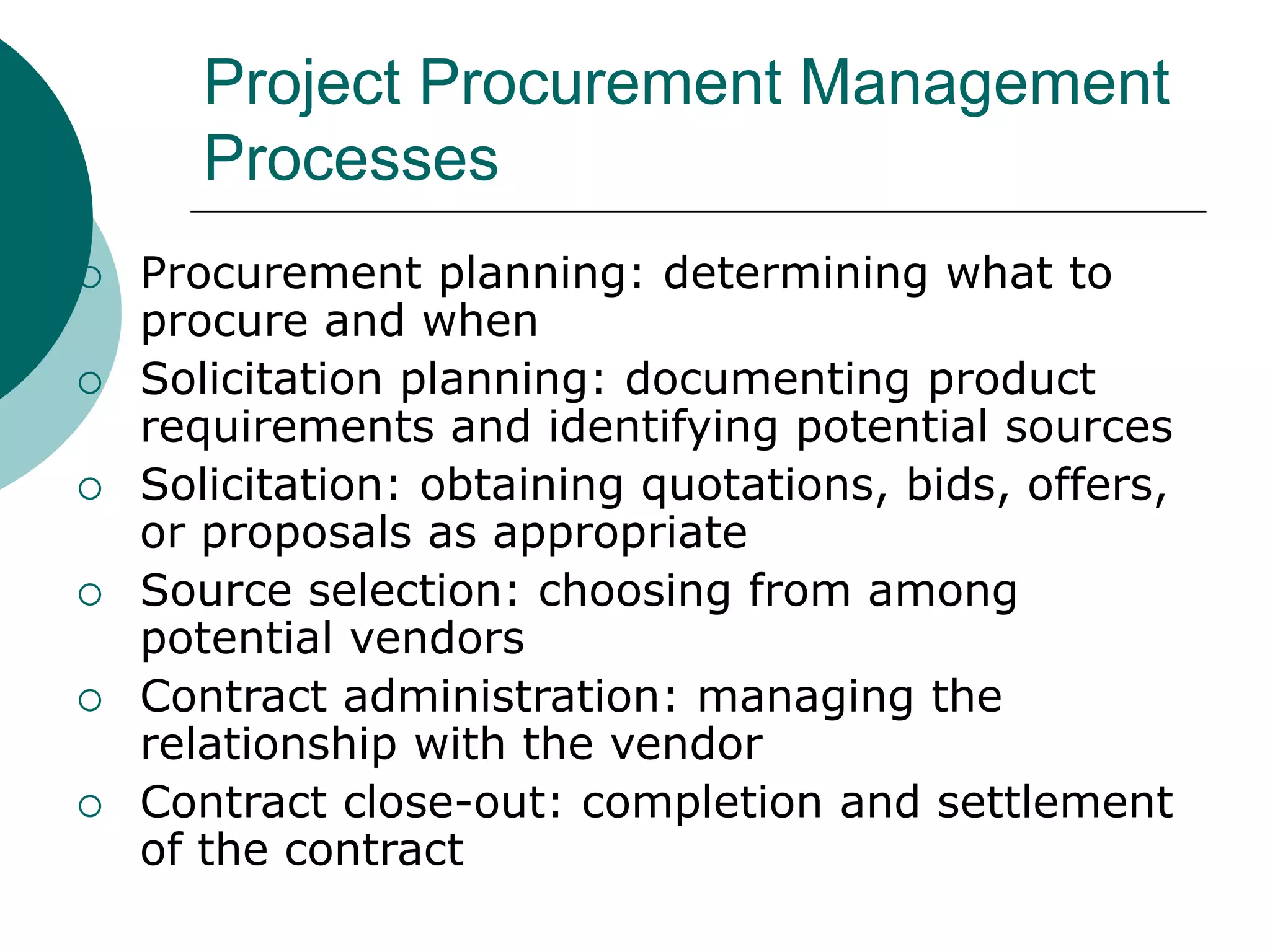Project procurement Management.ppt
