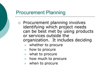 Project procurement Management.ppt