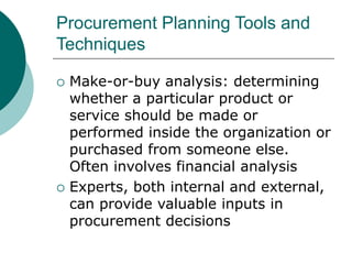 Project procurement Management.ppt