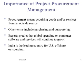 Project Procurement Management for computer.ppt