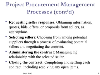Project Procurement Management for computer.ppt