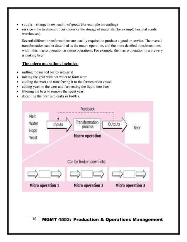 Production & Operation Management(Final Project) | PDF