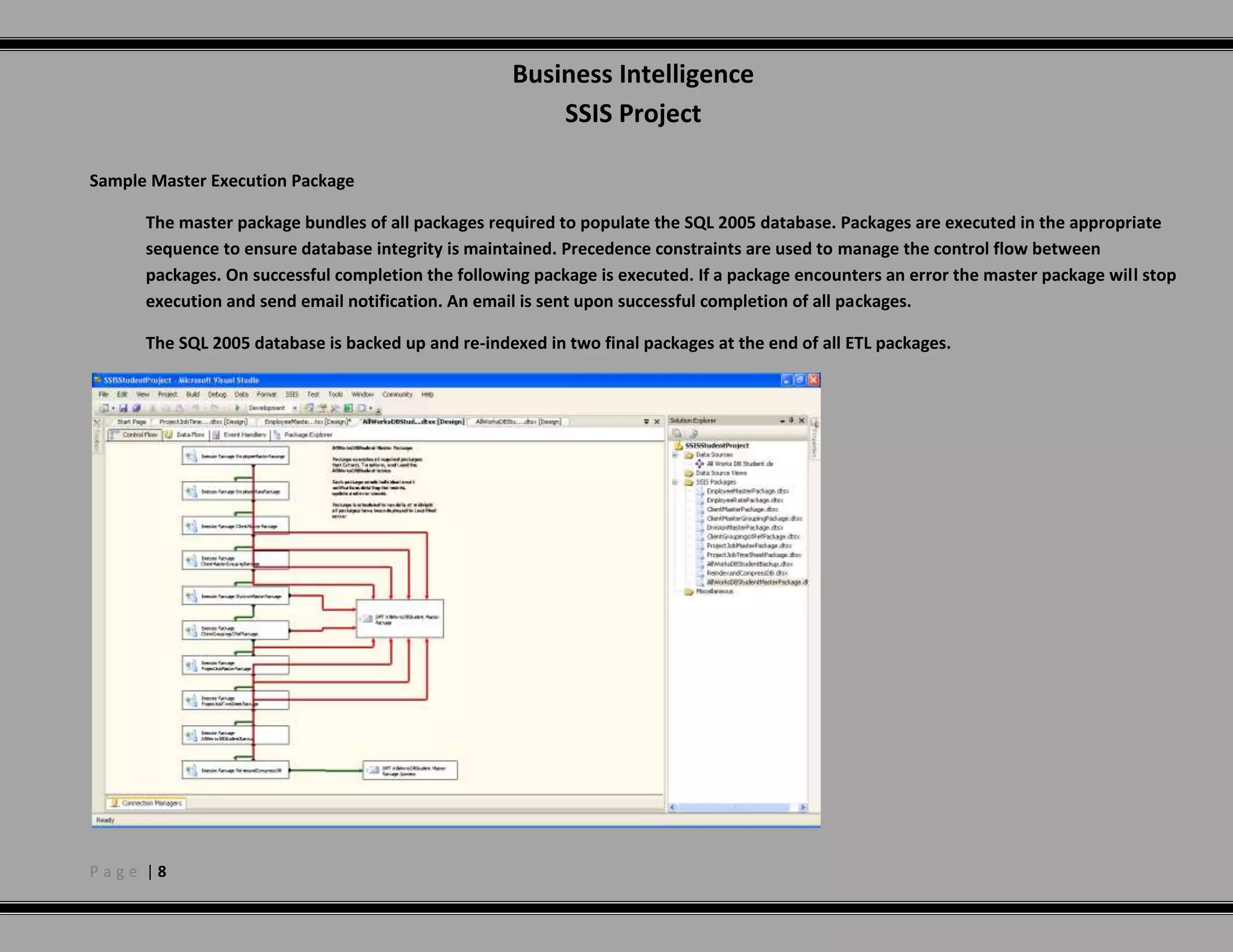 SSIS Project Profile | PPT