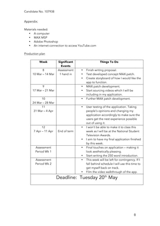 Project Proposal - Digital Media | PDF