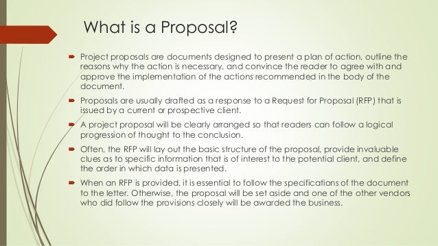 Project Proposal Workflow