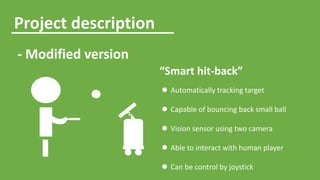 Final project proposal of mechatronic course | PPTX
