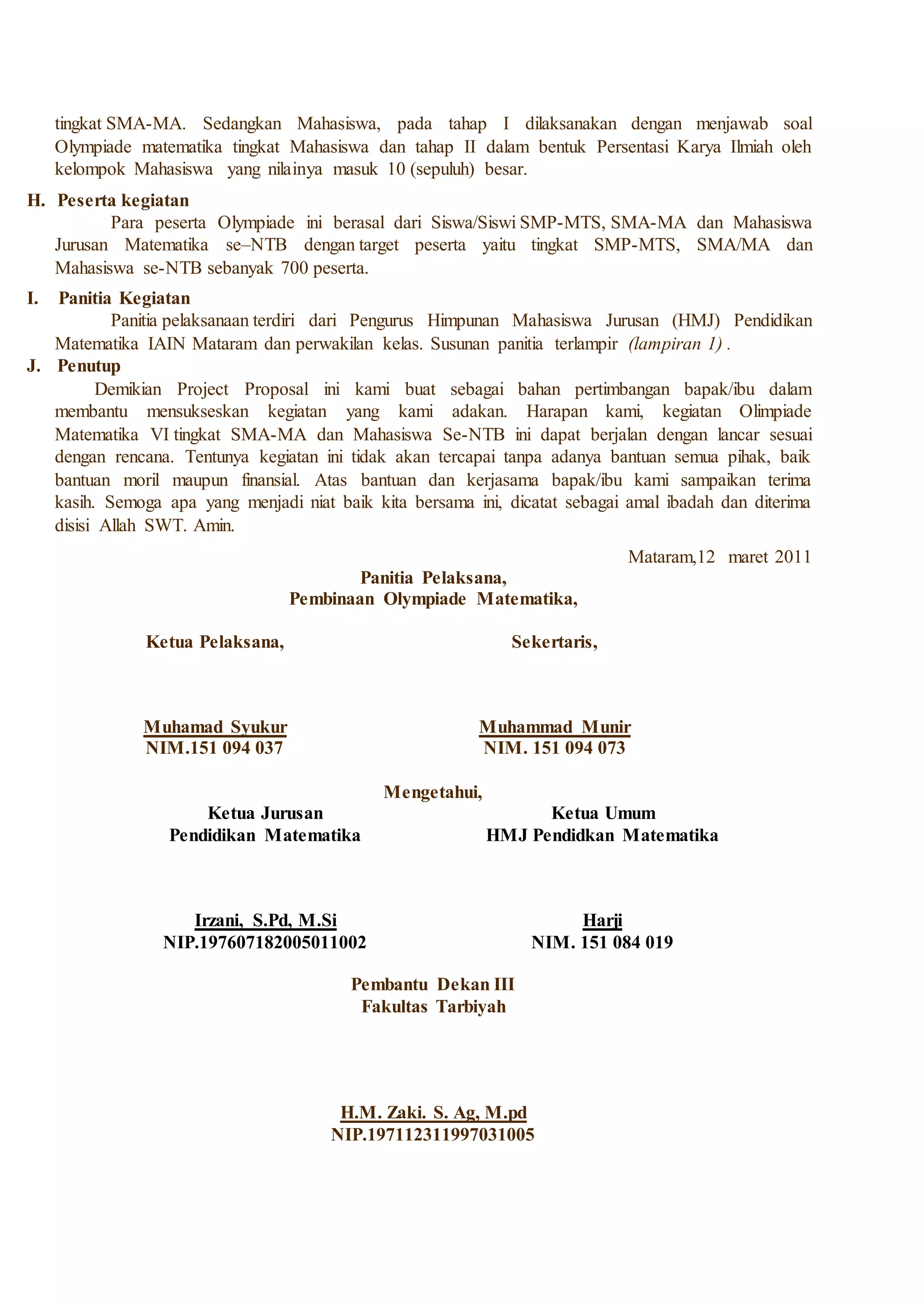 Project proposal | DOCX